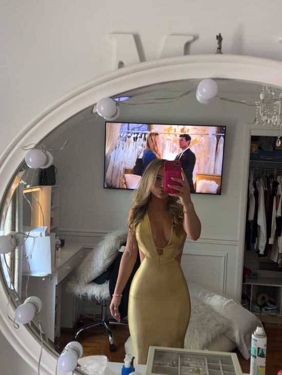 atria | Dresses | Gold Atria Prom Dress | Poshmark